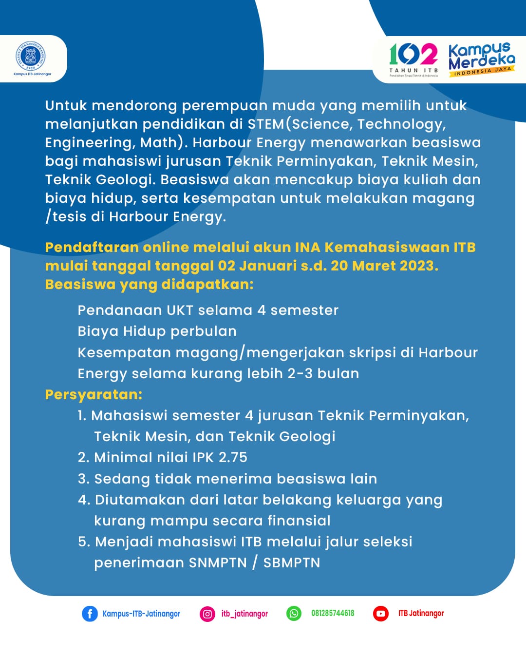 Direktorat Kampus ITB – Just another Multisite ITB Sites site