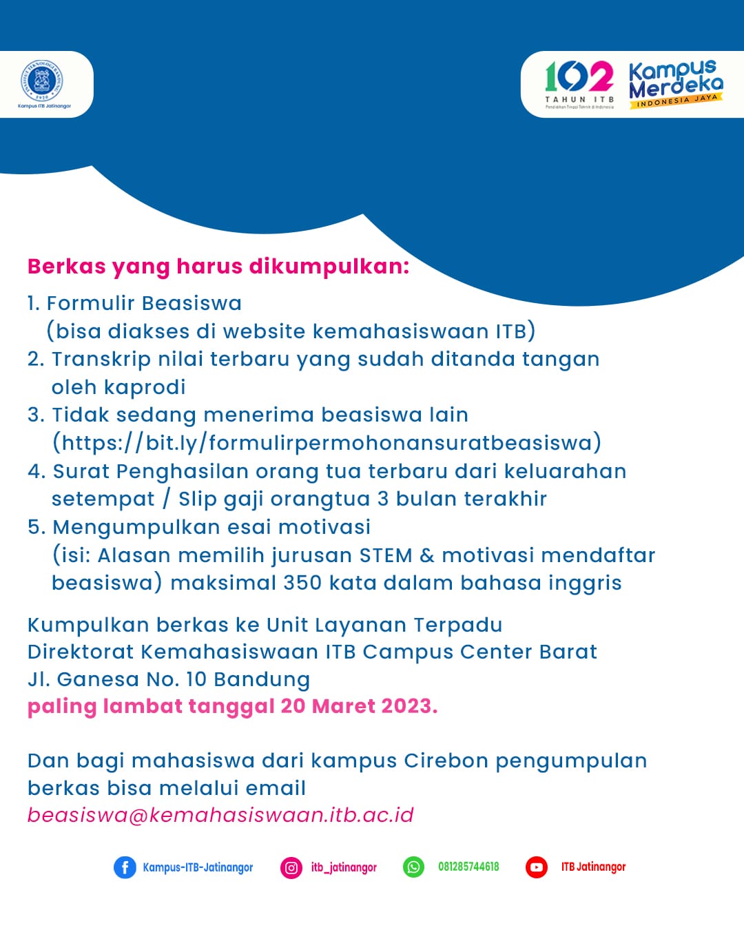 Direktorat Kampus ITB – Just another Multisite ITB Sites site